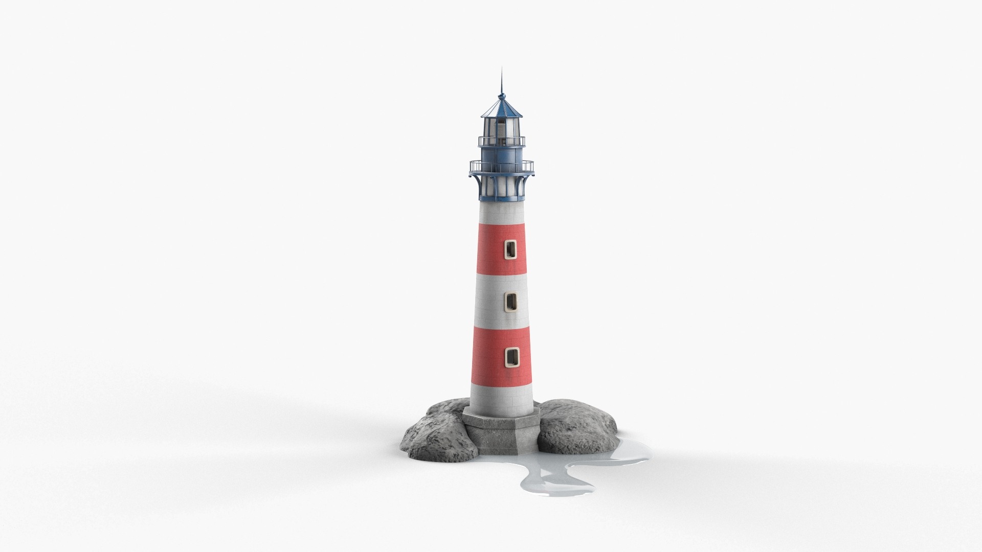 Antique Lighthouse Model - TurboSquid 1765708