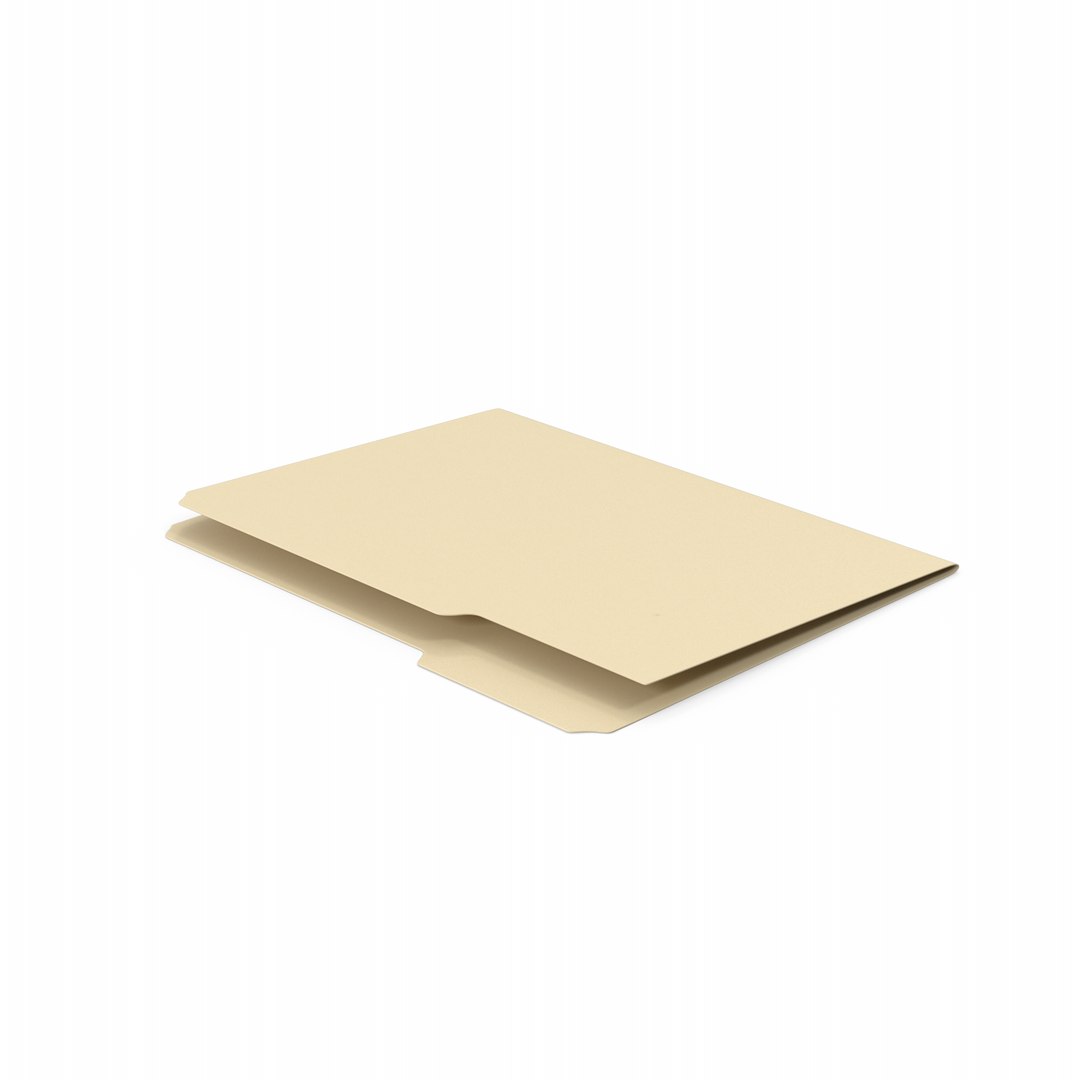 3D Empty File Folder - TurboSquid 2085289