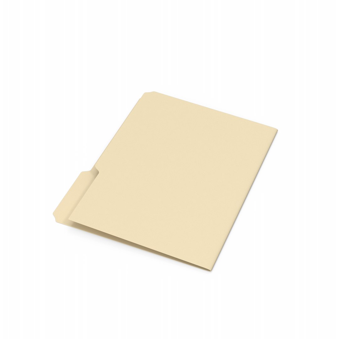 3D Empty File Folder - TurboSquid 2085289