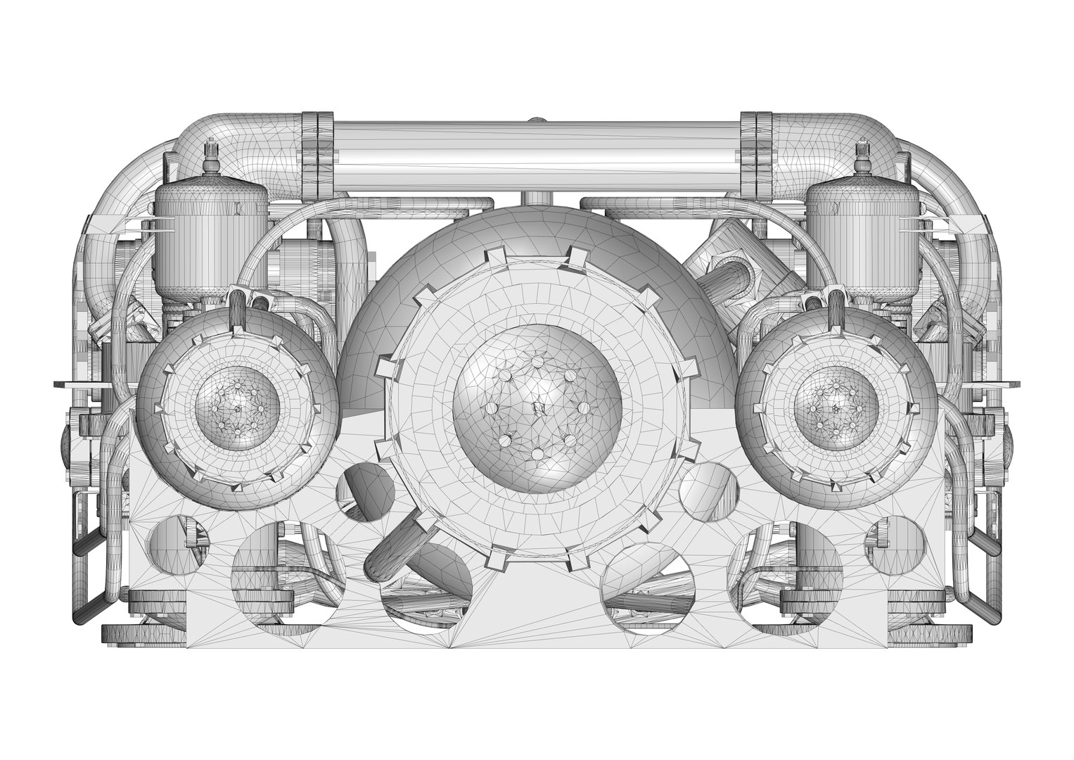 3D WW2 German Concept Rocket Engine - TurboSquid 1862908