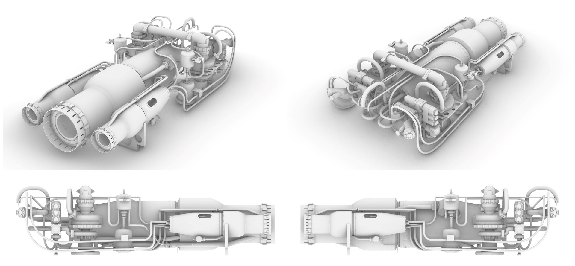 3D WW2 German Concept Rocket Engine - TurboSquid 1862908