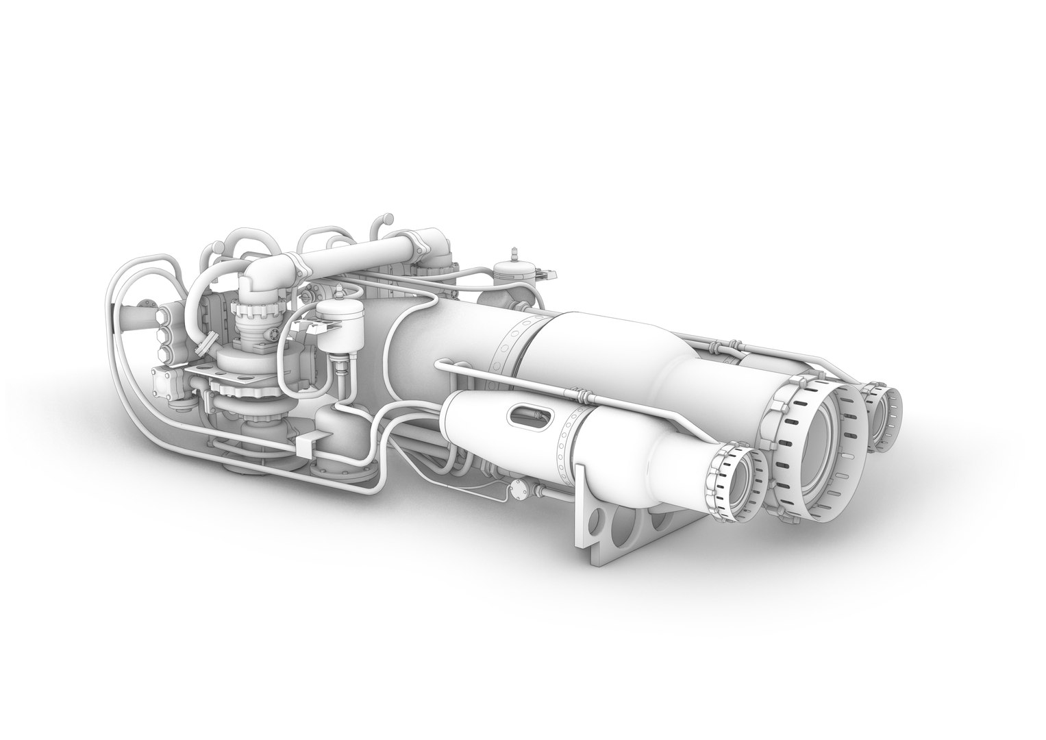 3D WW2 German Concept Rocket Engine - TurboSquid 1862908