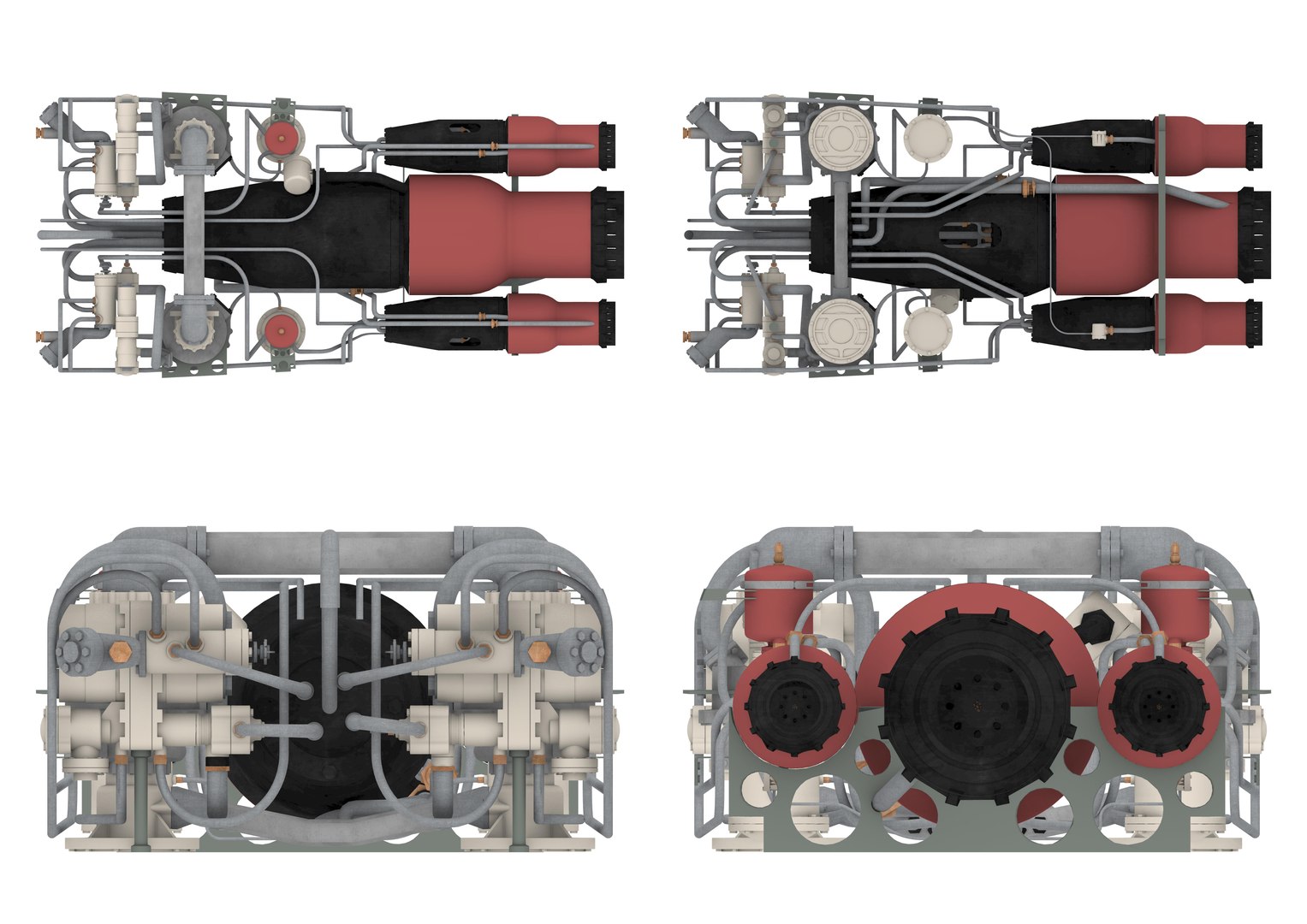 3D WW2 German Concept Rocket Engine - TurboSquid 1862908