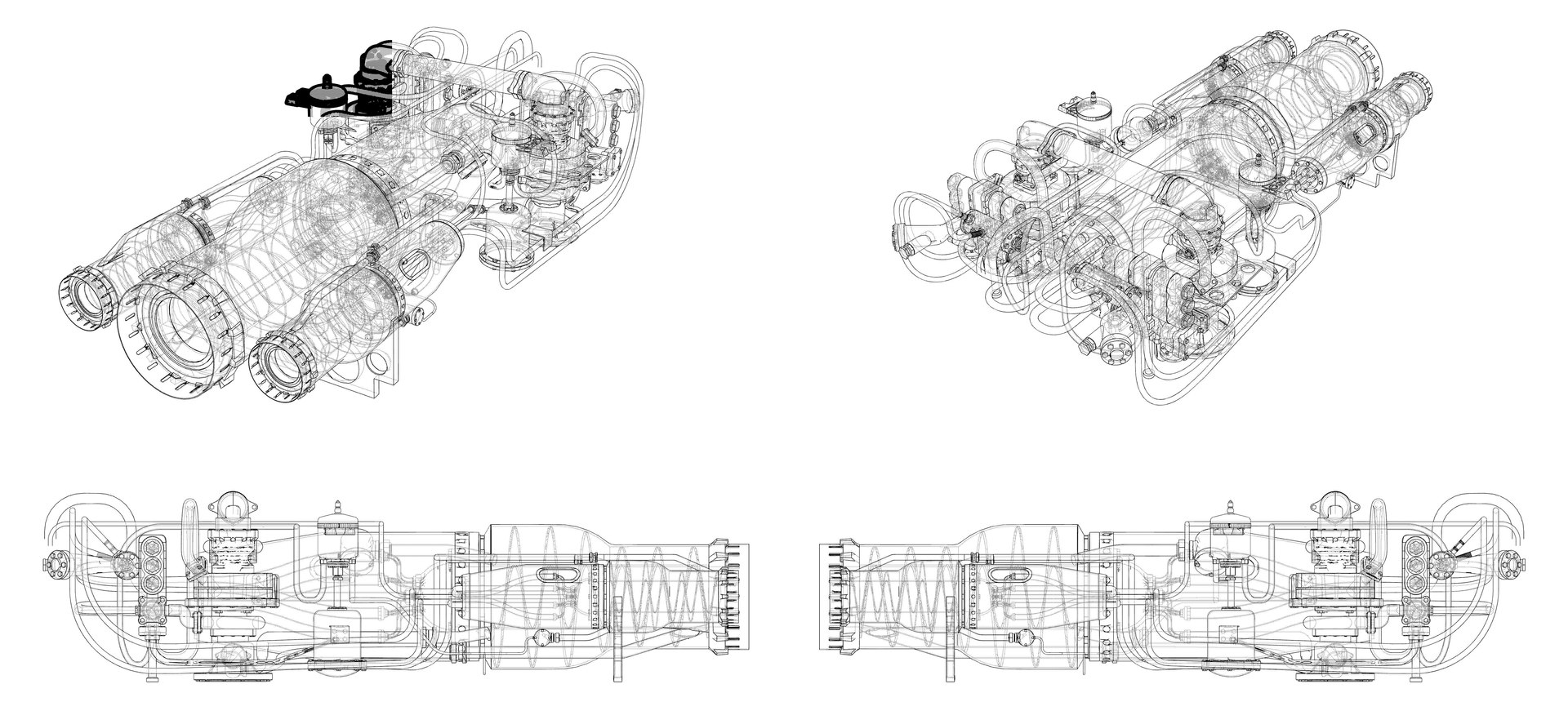 3D WW2 German Concept Rocket Engine - TurboSquid 1862908