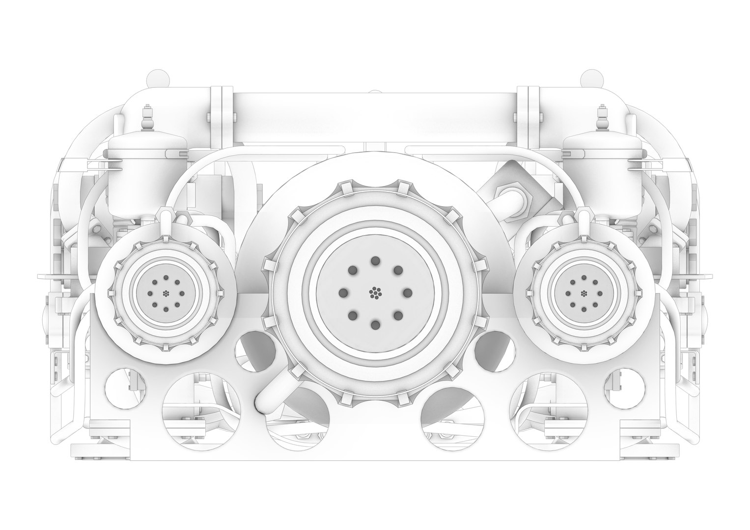 3D WW2 German Concept Rocket Engine - TurboSquid 1862908