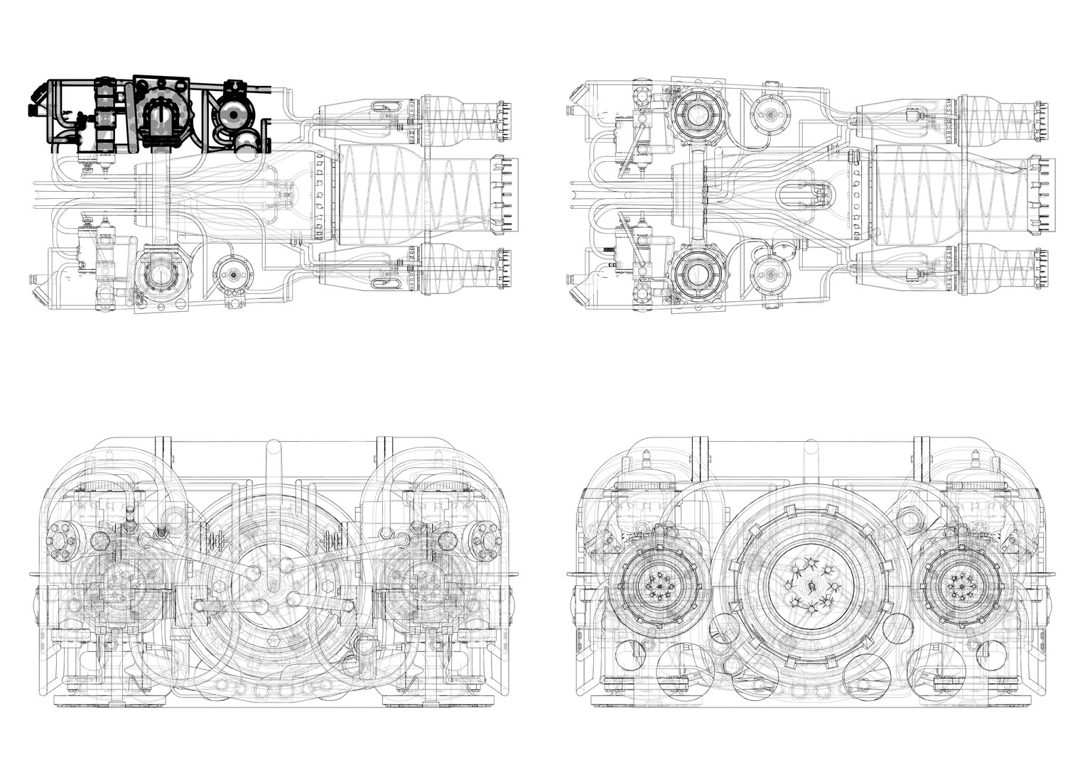 3D WW2 German Concept Rocket Engine - TurboSquid 1862908