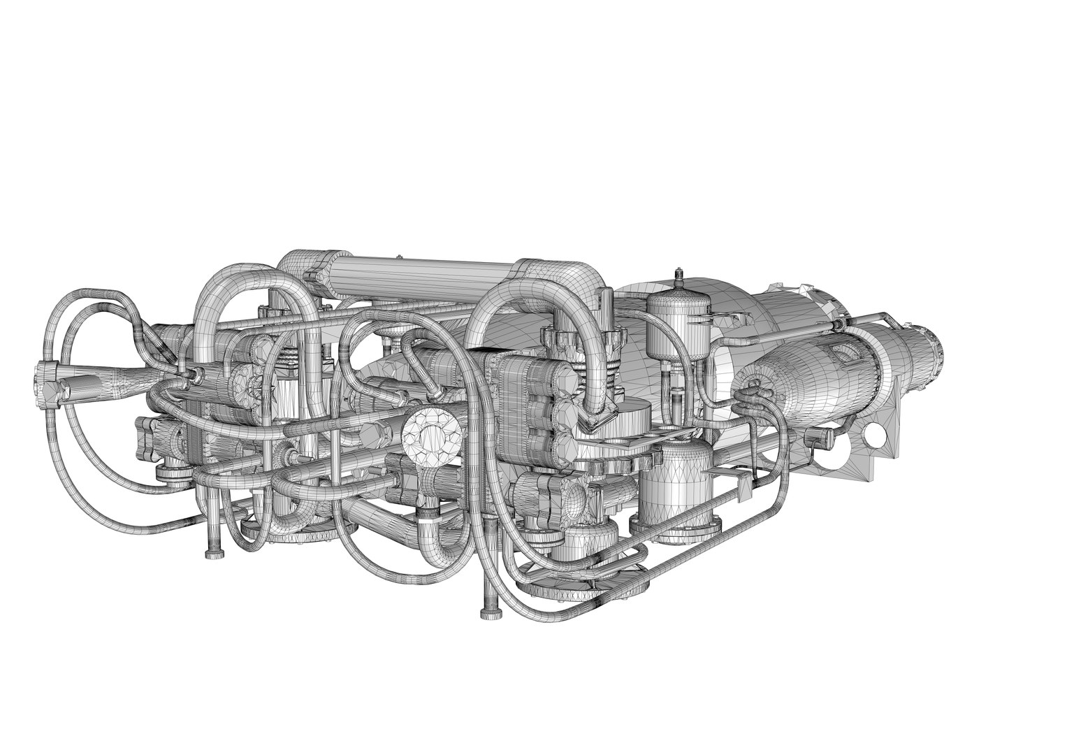 3D WW2 German Concept Rocket Engine - TurboSquid 1862908