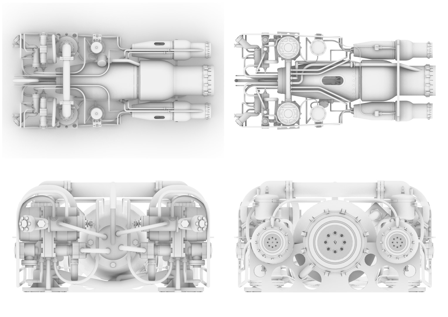 3D WW2 German Concept Rocket Engine - TurboSquid 1862908