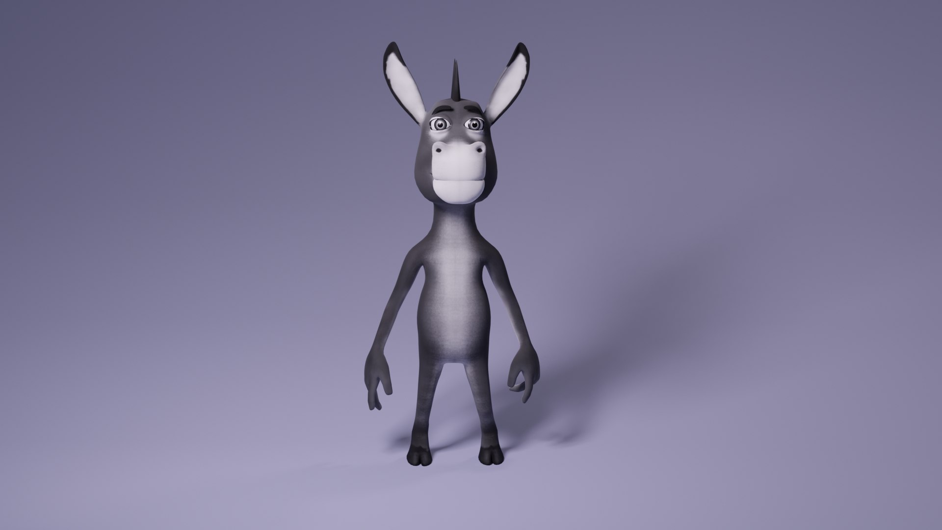 3D Toon Humanoid Donkey - TurboSquid 1774536