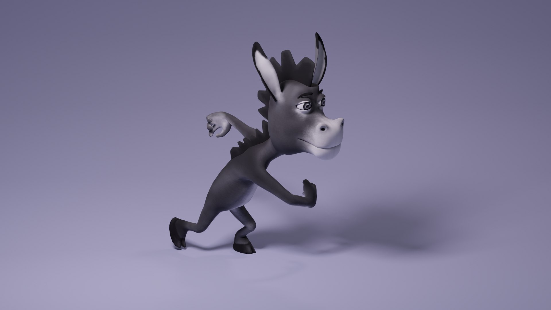 3D Toon Humanoid Donkey - TurboSquid 1774536