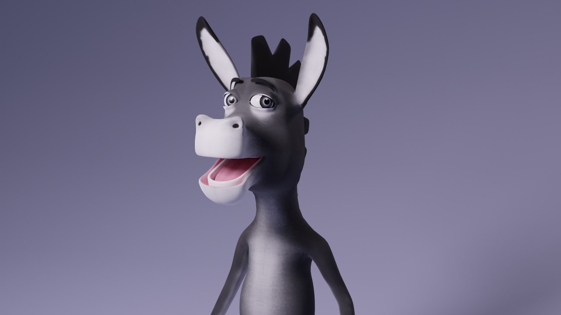 3D Toon Humanoid Donkey - TurboSquid 1774536