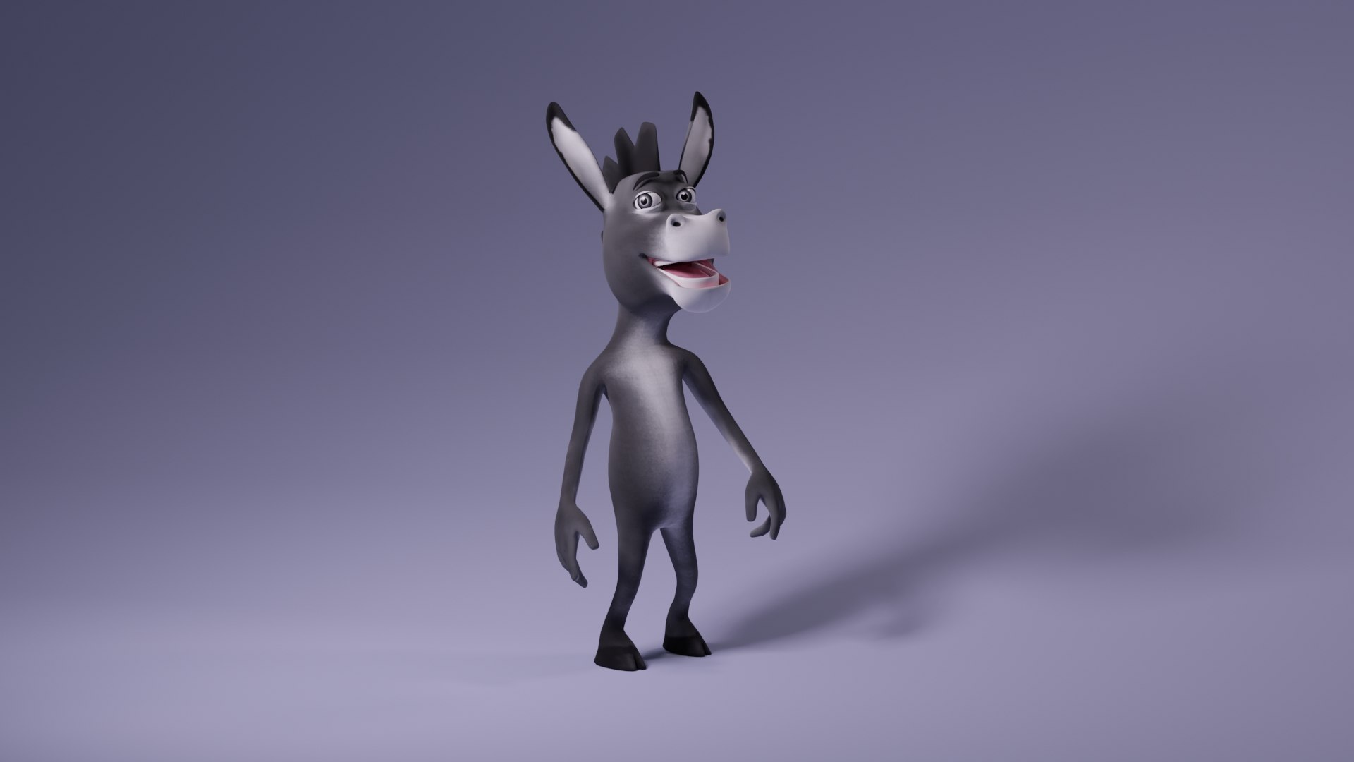 3D Toon Humanoid Donkey - TurboSquid 1774536