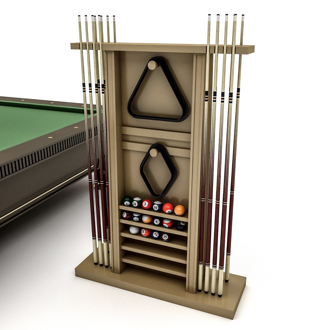 3D Billiard Hall Assets Model - TurboSquid 2006403