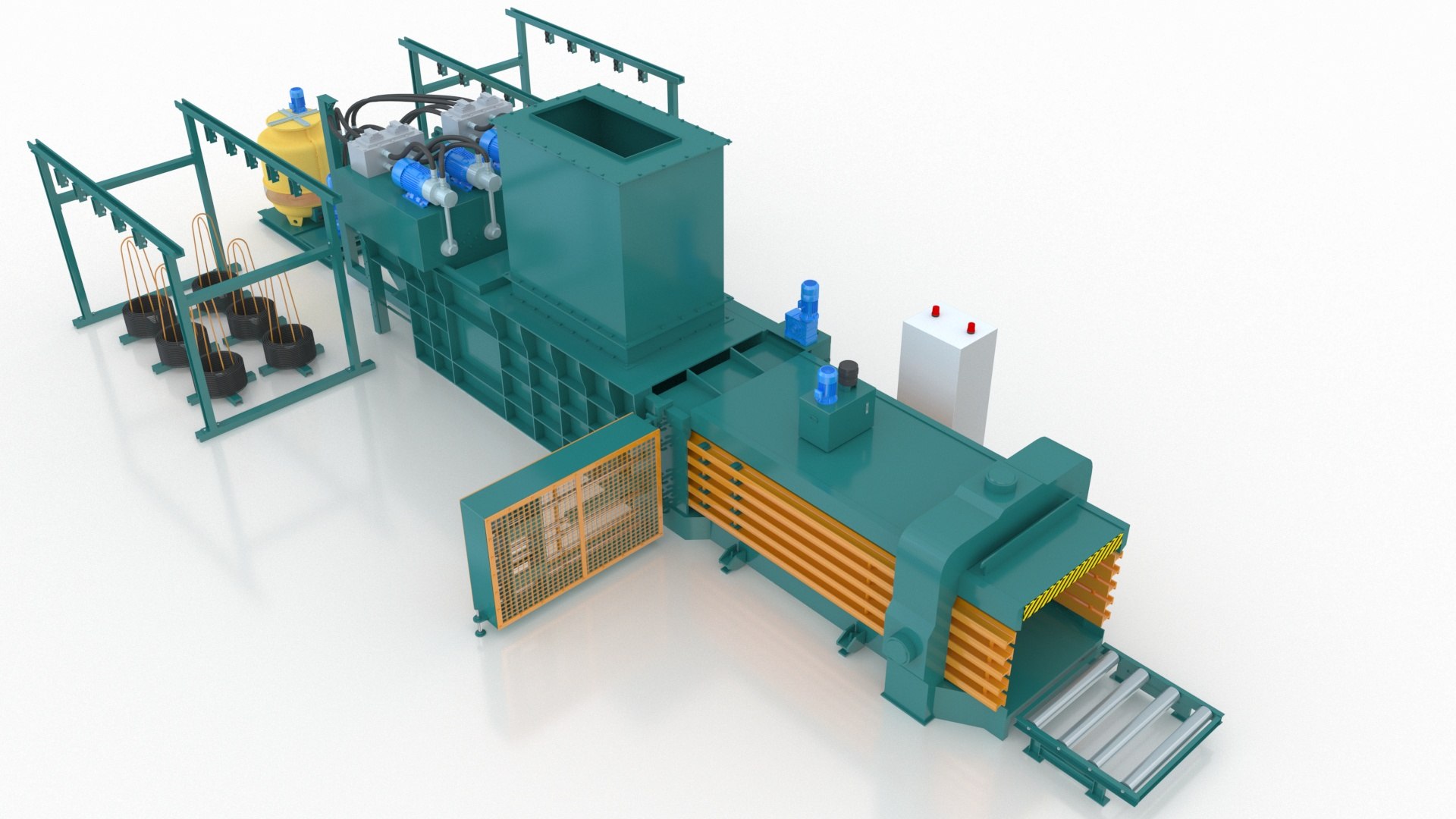 Industrial Packaging Machine Model - TurboSquid 2265672
