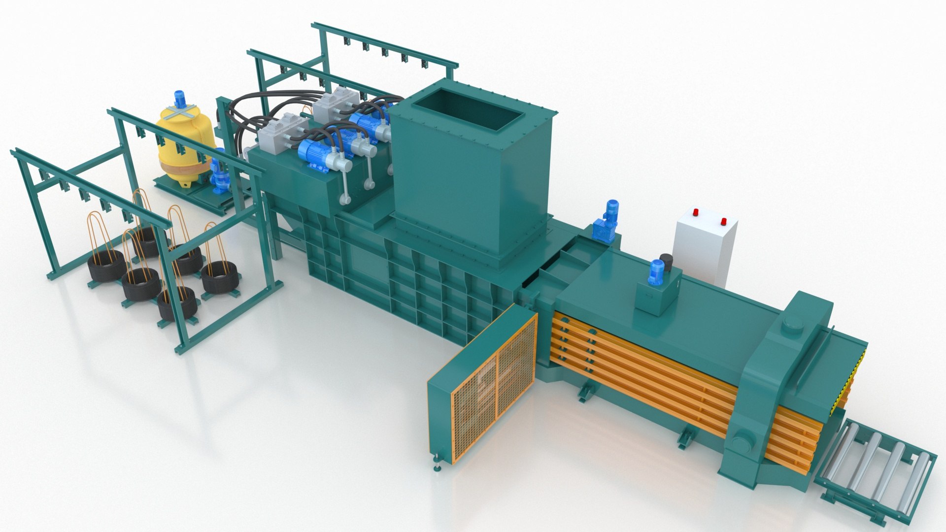 Industrial Packaging Machine Model - TurboSquid 2265672