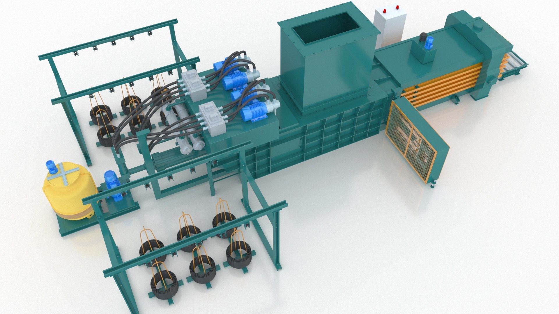 Industrial Packaging Machine Model - TurboSquid 2265672