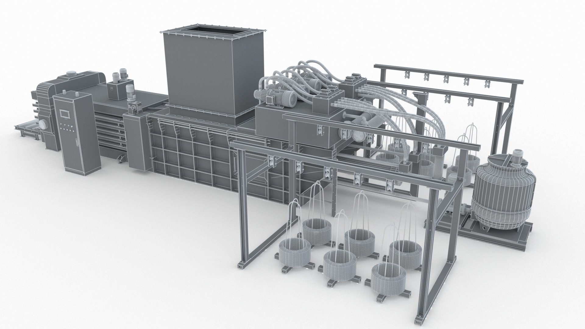 Industrial Packaging Machine Model - TurboSquid 2265672