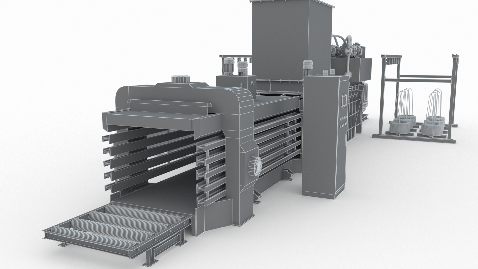 Industrial Packaging Machine Model - TurboSquid 2265672