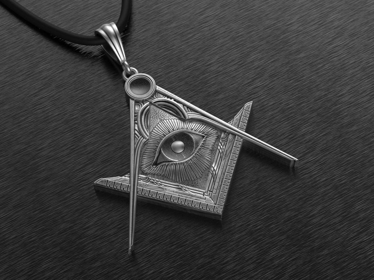 3D Jewelry Pendant With Eye Masonic Symbol 0319 Stl 3dm Fbx ...