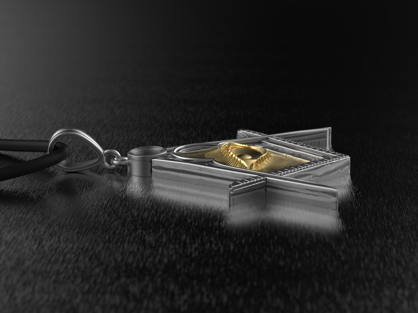 3D Jewelry Pendant With Eye Masonic Symbol 0319 Stl 3dm Fbx ...