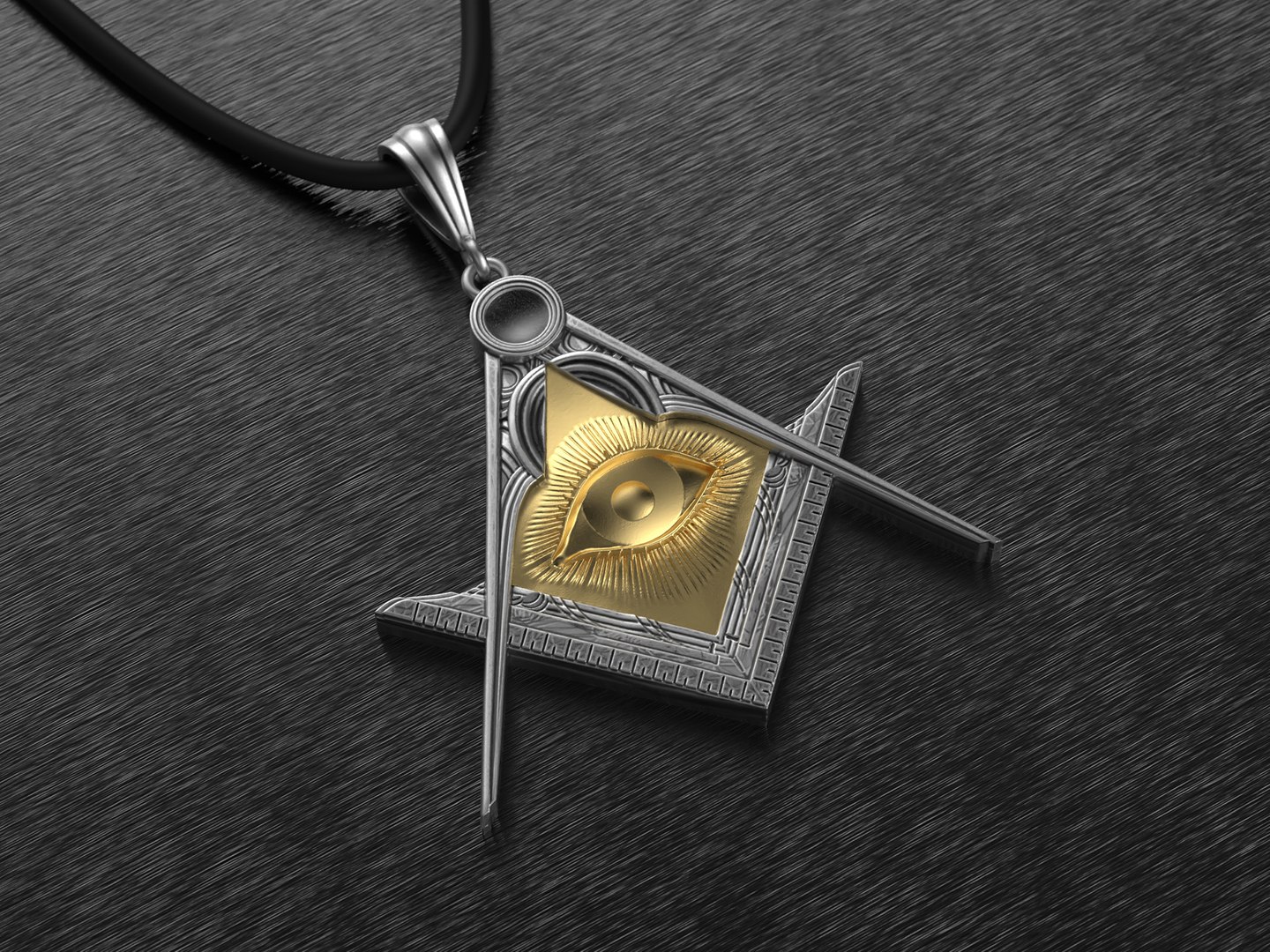 3D Jewelry Pendant With Eye Masonic Symbol 0319 Stl 3dm Fbx ...