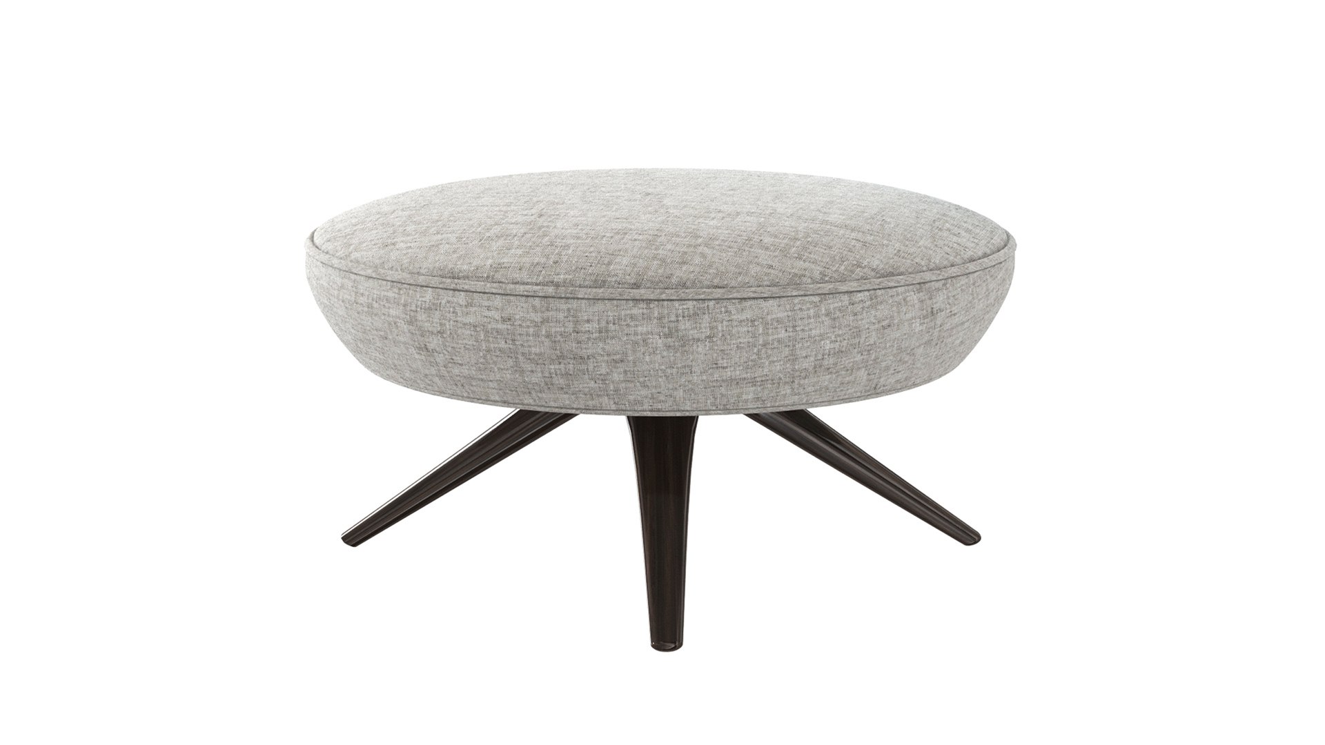 Vladimir Kagan Seating Swivel Ottoman Round Chair 3D - TurboSquid 1986732