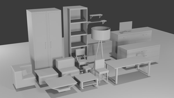 modelo 3d muebles - TurboSquid 2259935