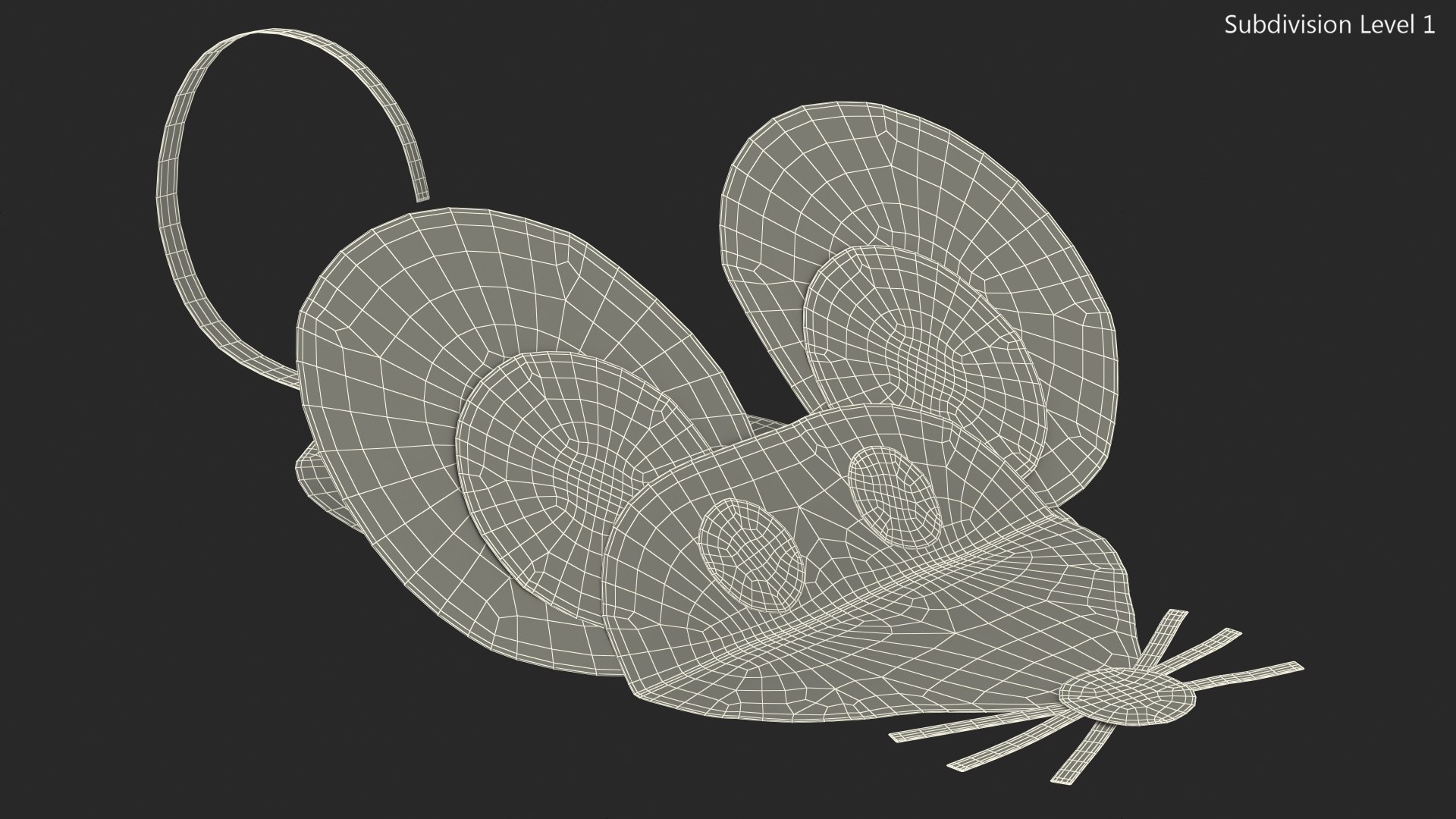 Craft Paper Toy Mouse Model - TurboSquid 1934086