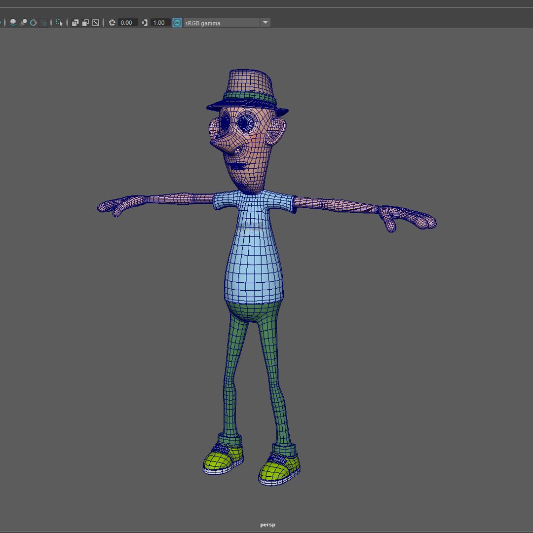 Man Cartoon 06 Model - TurboSquid 1755016