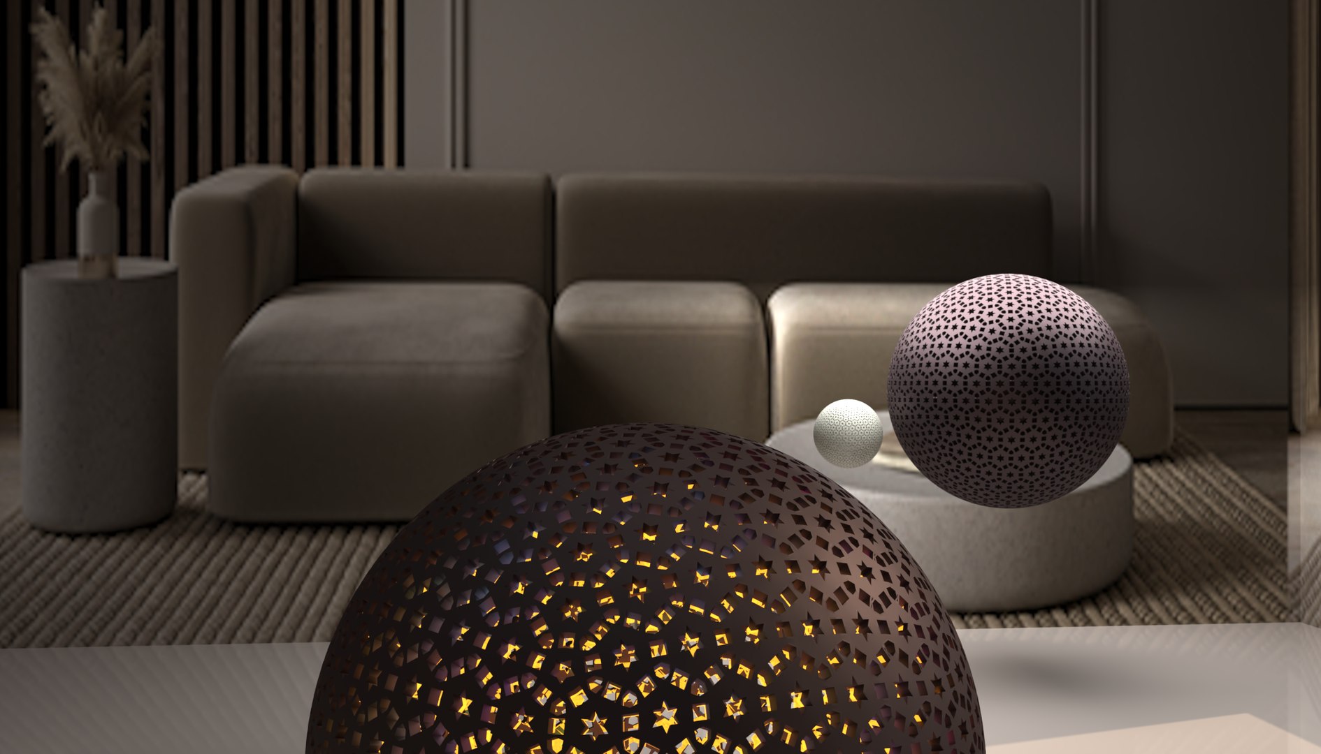 3D pattern on geosphere model - TurboSquid 2180510