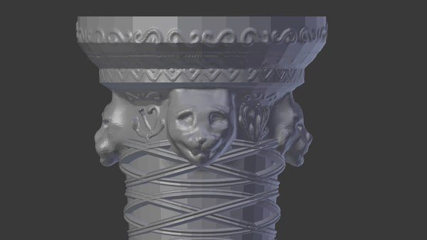 Column design 3D model - TurboSquid 1337403