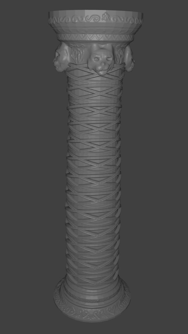 Column design 3D model - TurboSquid 1337403