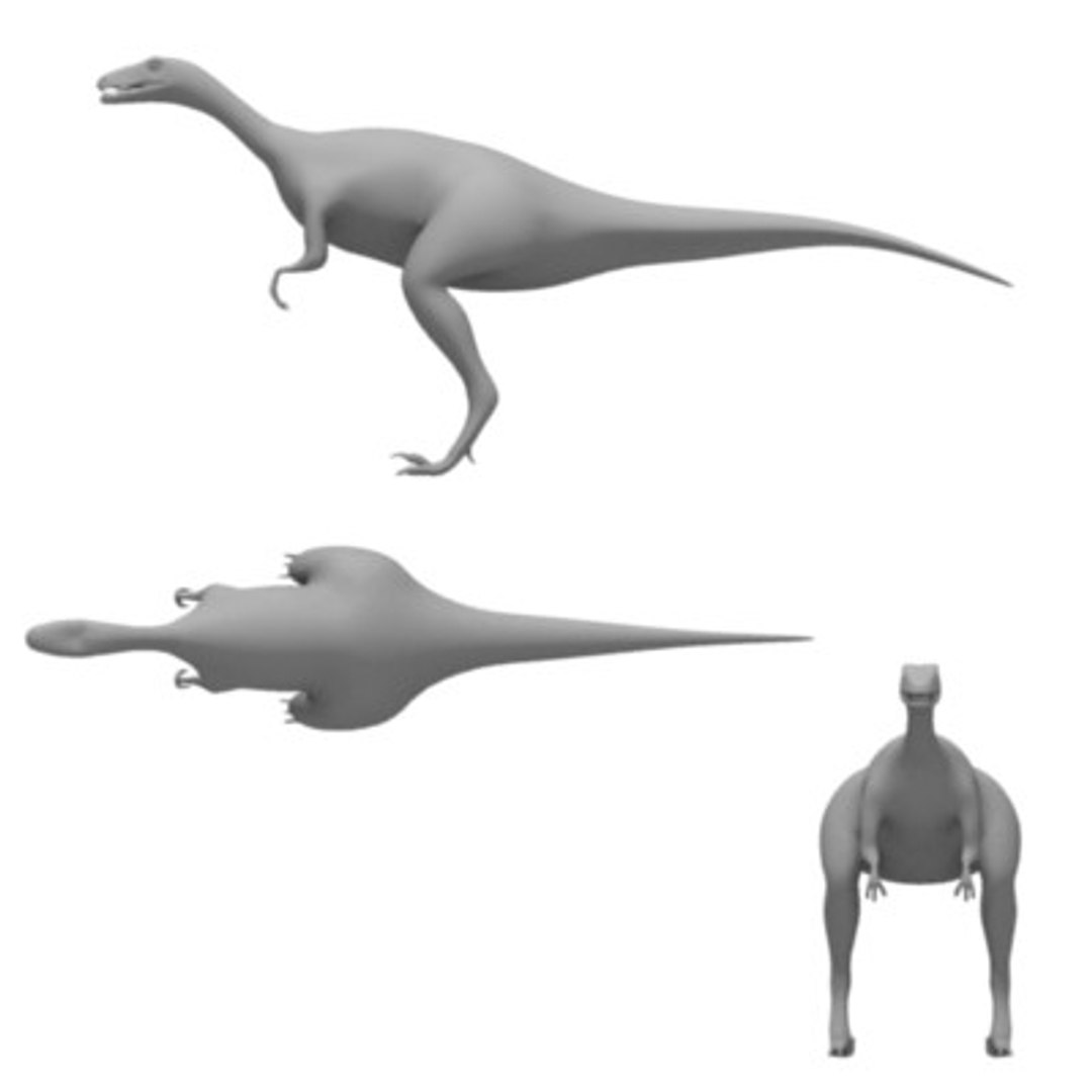 Dinosaur Eoraptor 3d Max