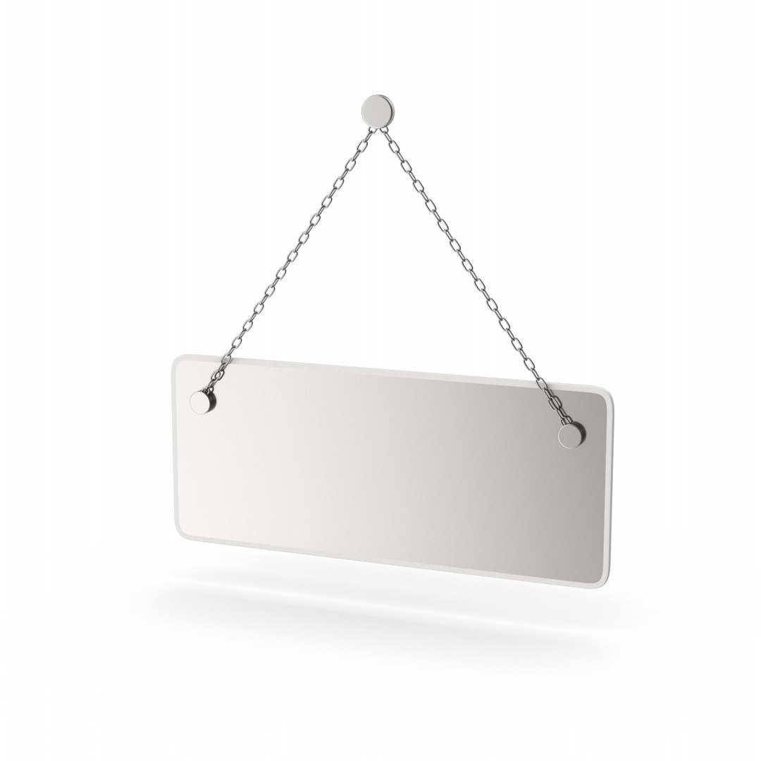 Hanging Open Sign 3D Model - TurboSquid 2001948