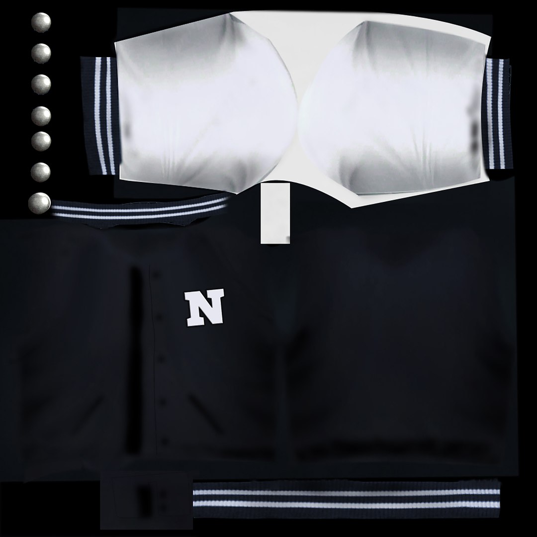 Varsity Letterman Jacket Closed Front Model - TurboSquid 1811381