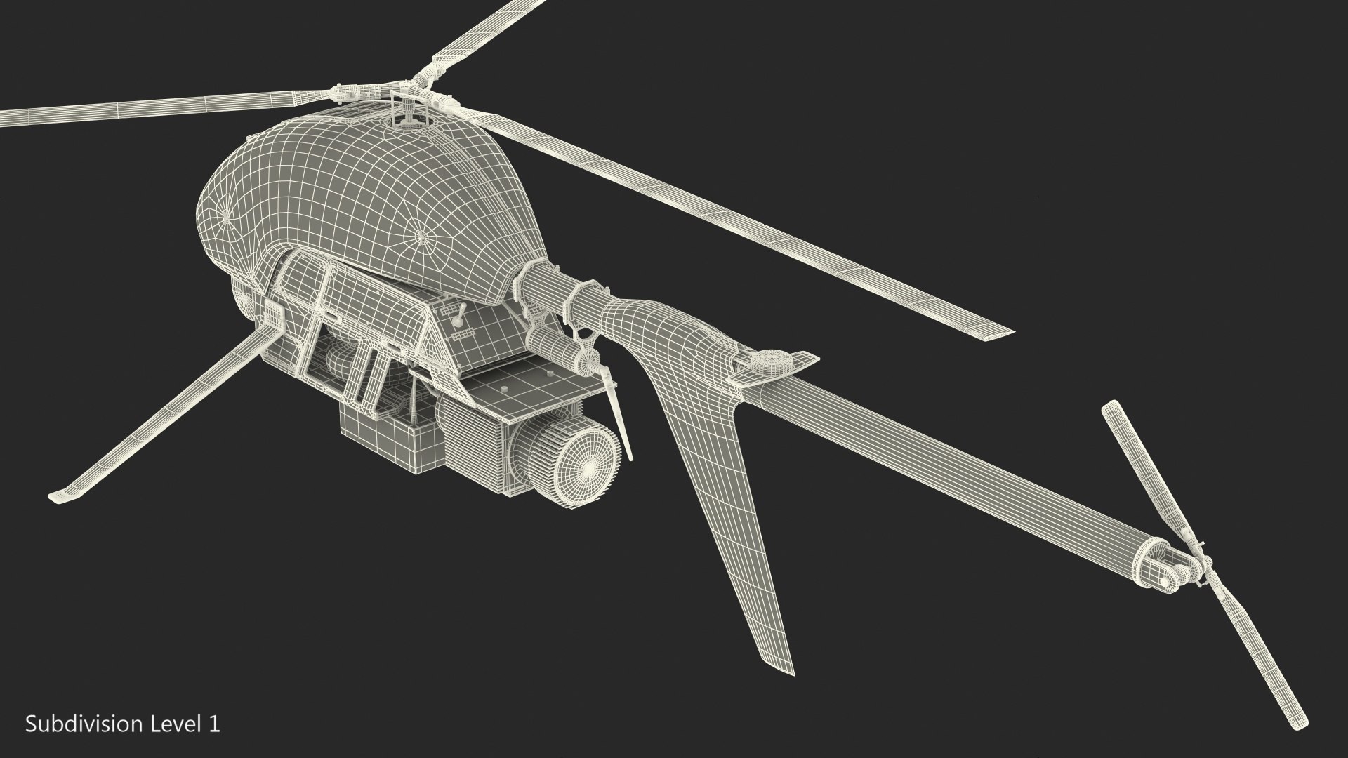 Helicopter uav drone copters 3D model - TurboSquid 1451127