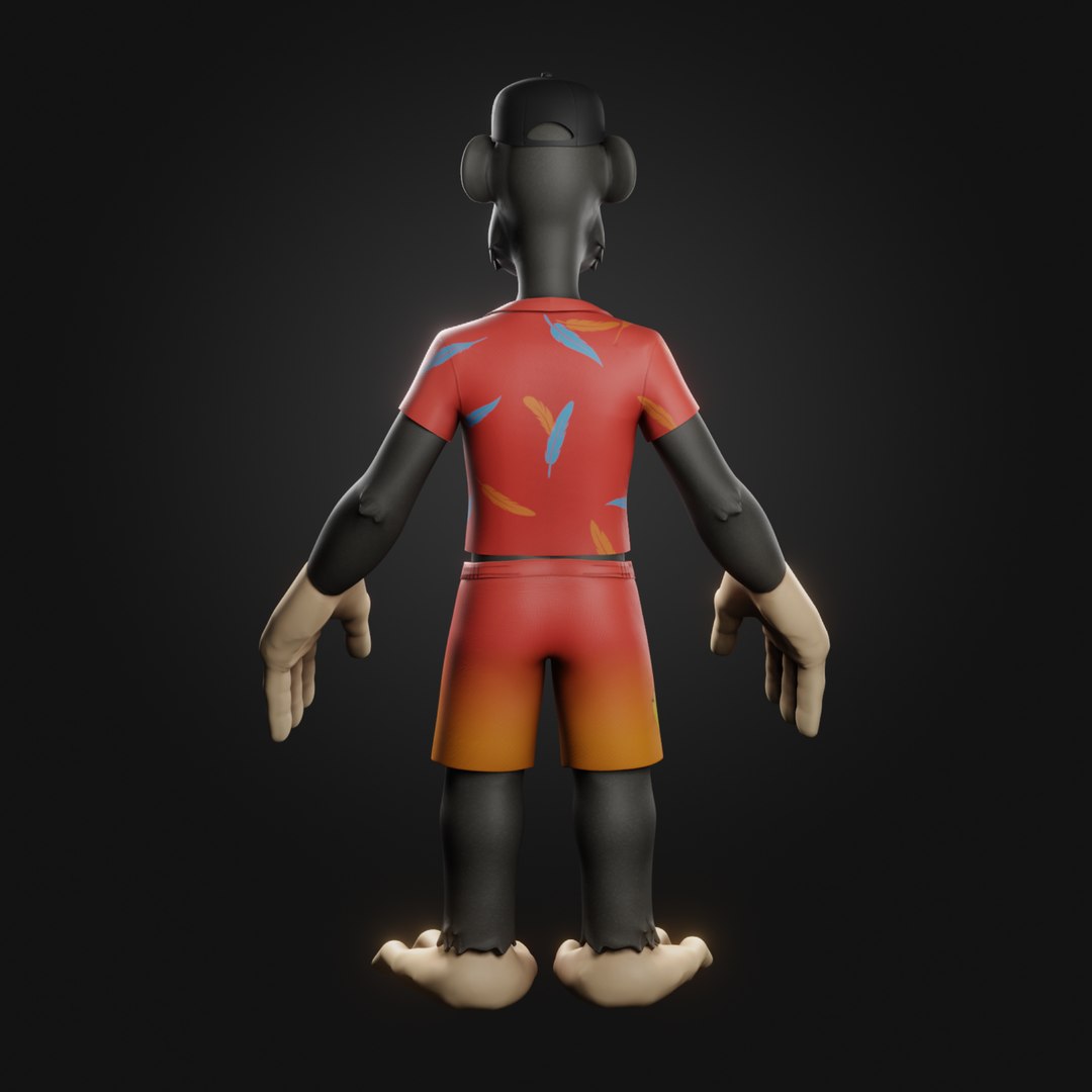 3D APE NFT CHARACTER 3D - TurboSquid 2250352