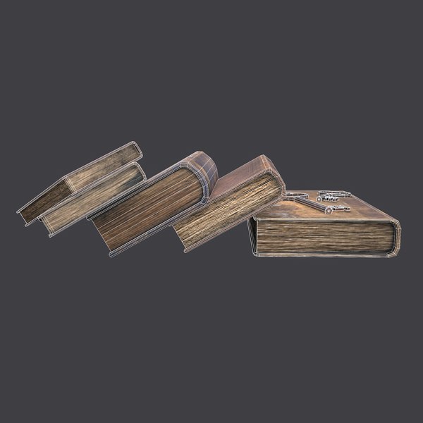 3D model Medieval Book Stack and Keys - TurboSquid 1734706