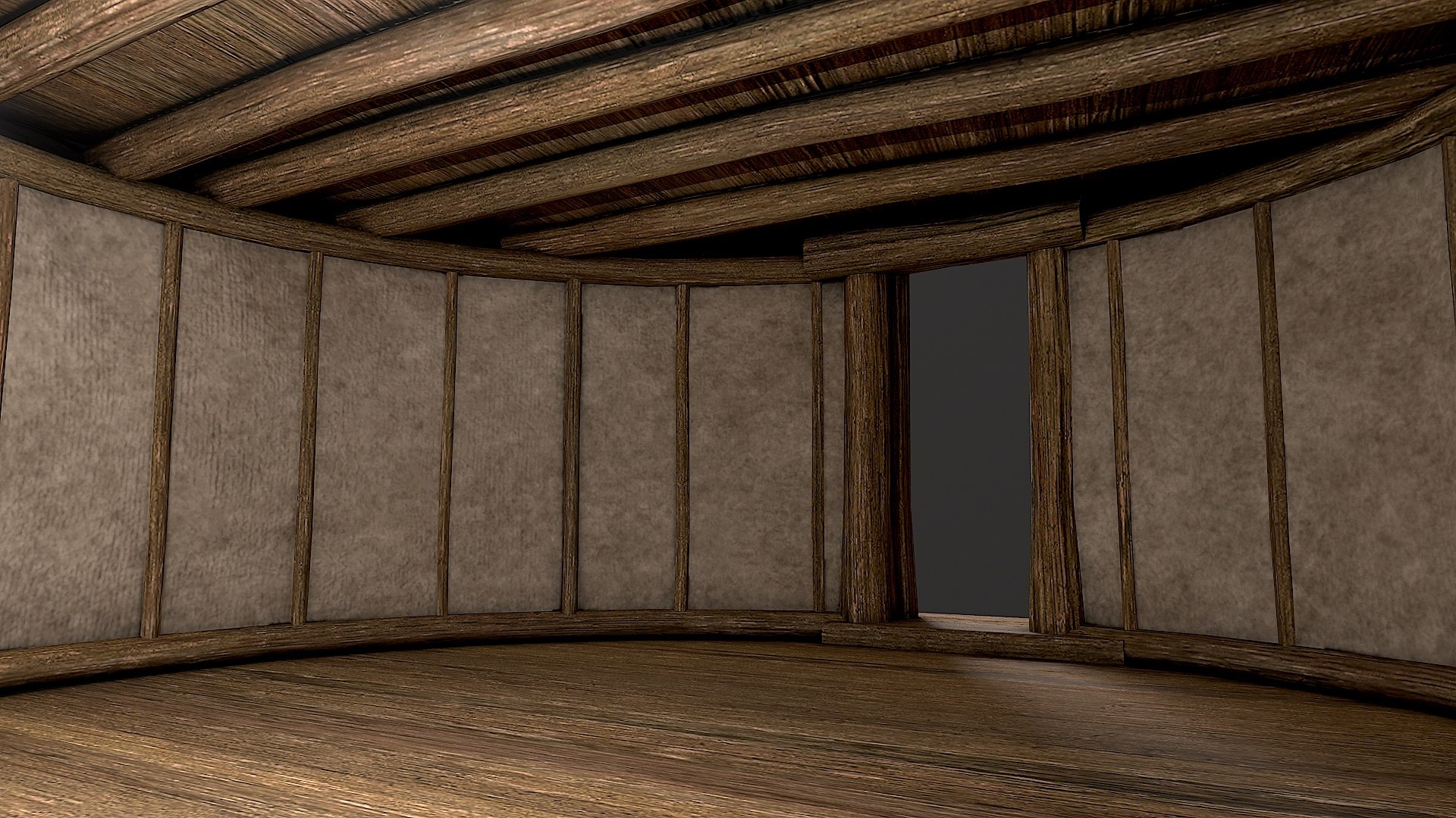 3D Traditional Yurt Nomads Tent With Interior 5 - TurboSquid 2360343