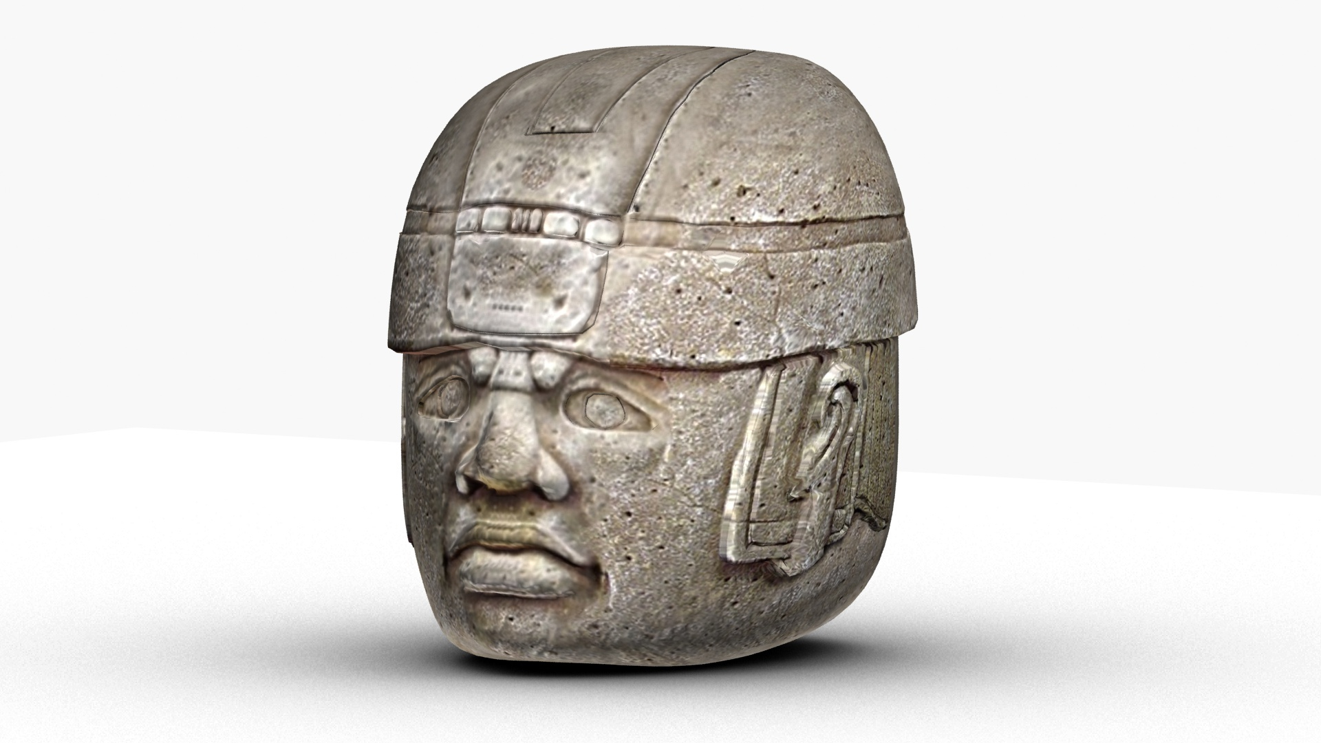 Olmec Head 3D Model - TurboSquid 1660951