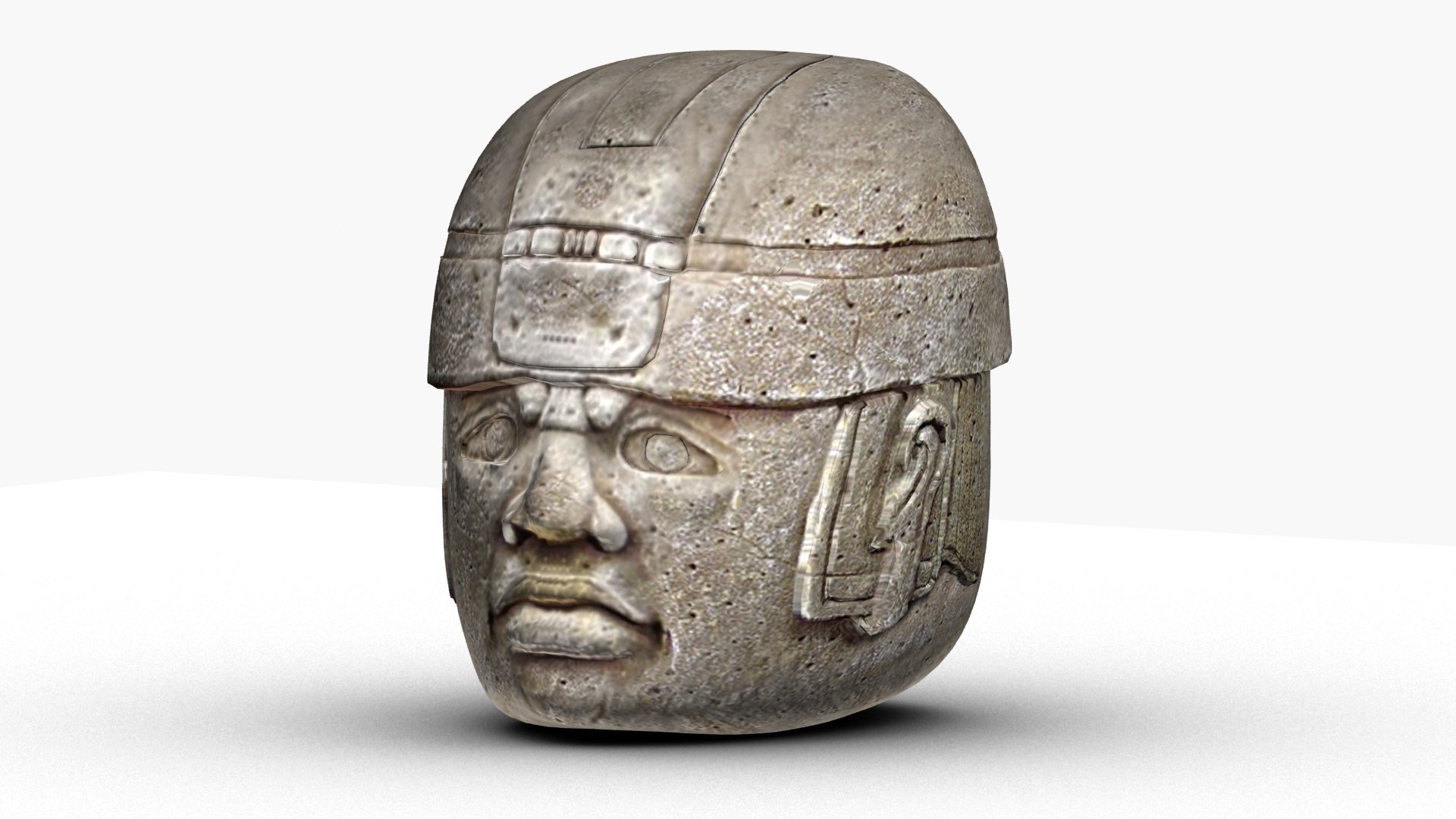 Olmec Head 3D Model - TurboSquid 1660951