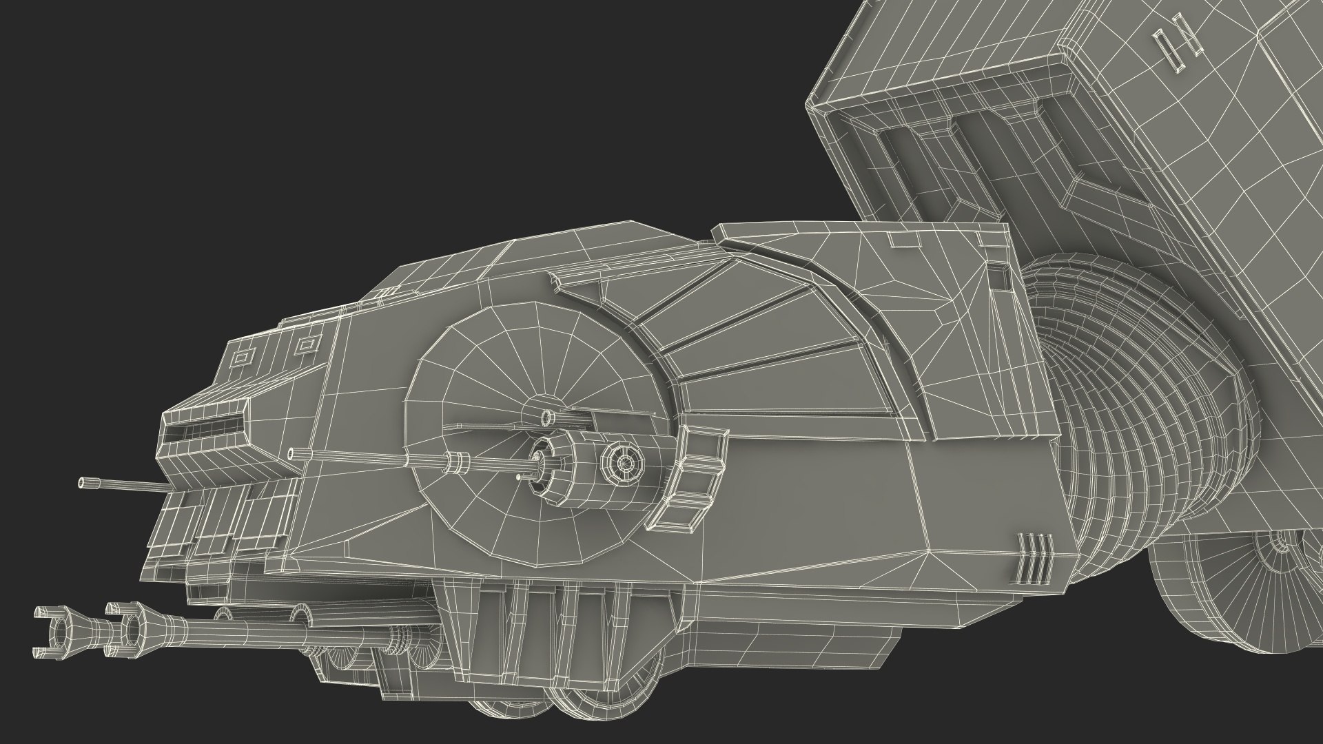 Grunge Broken AT-AT Star Wars model - TurboSquid 2111439