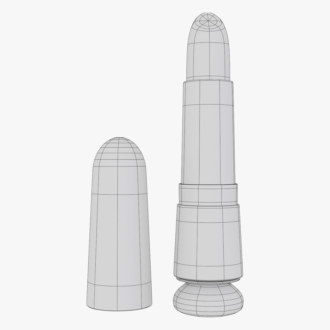 Lipstick Lips 3d Model