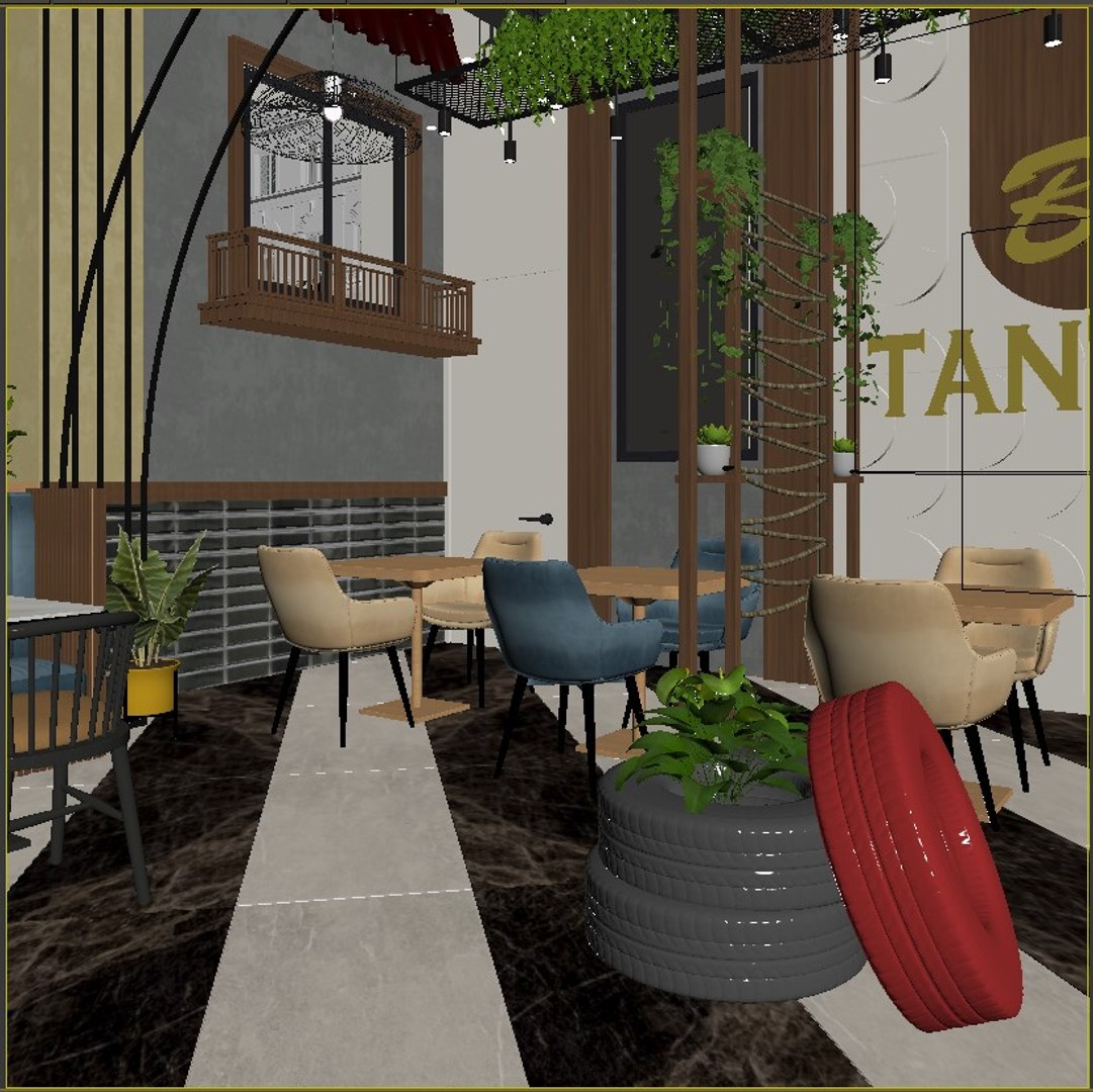 3D CAFE RESTAURANT 2 Model - TurboSquid 2323177