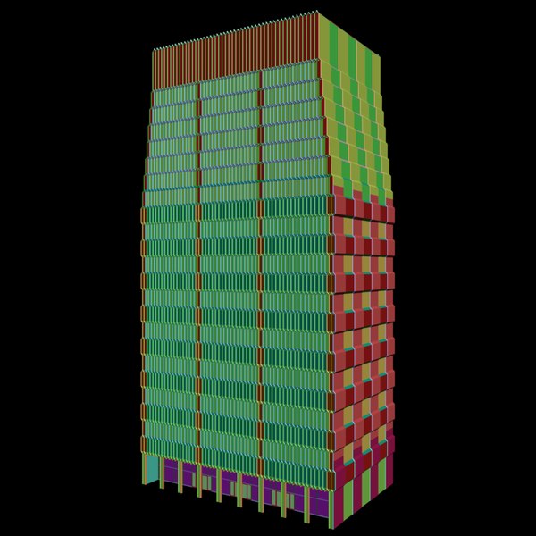 3D модель Здание 06 - TurboSquid 1444954