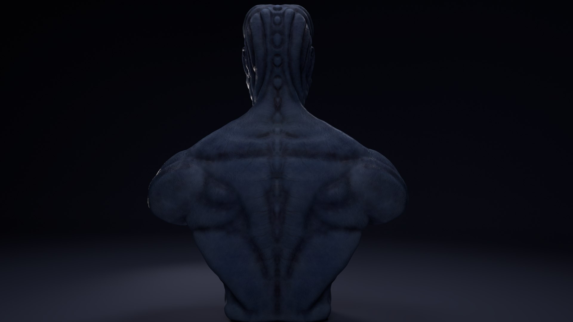 3D Alien Bust Model - TurboSquid 1540050