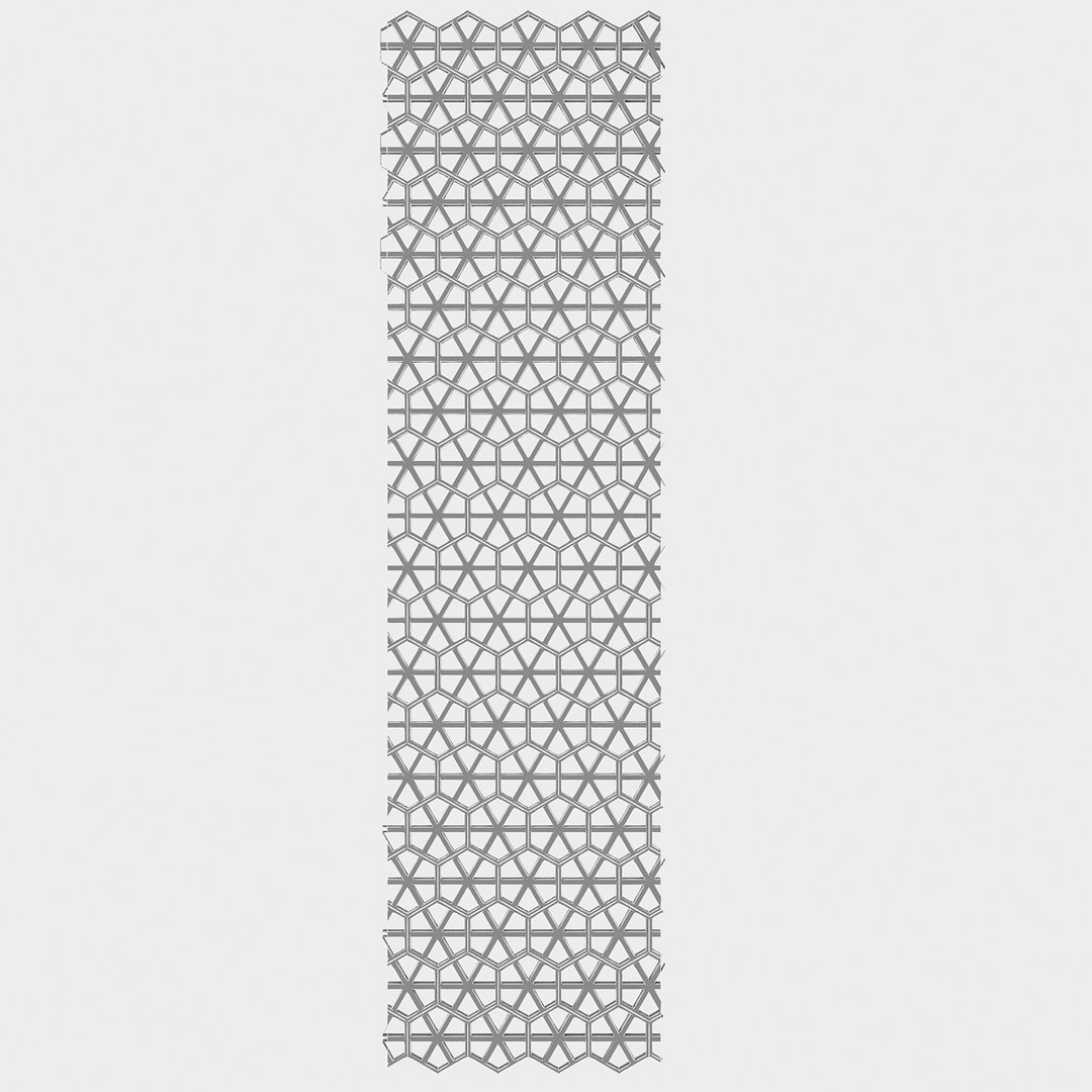 3D Hexagonal Separator Panel Model - TurboSquid 1454219