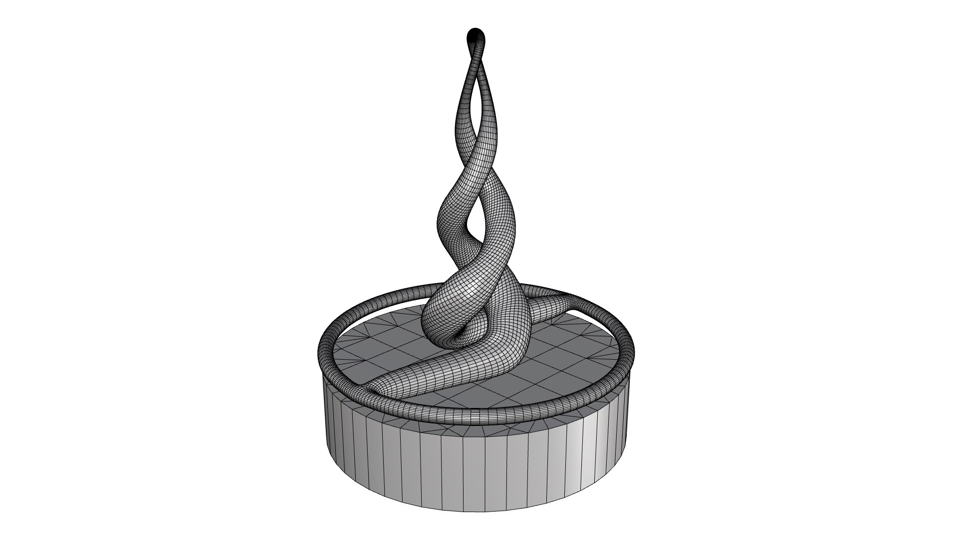 Spiral Figure Statue 01 Snake 3D Model - TurboSquid 2281776