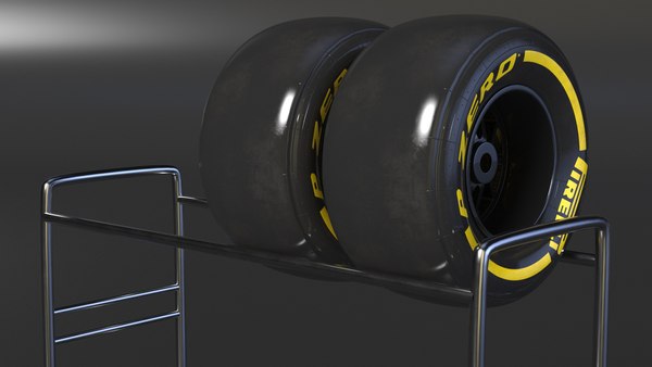 modelo 3d Carro de ruedas y ruedas Pit Stop - TurboSquid 2311851