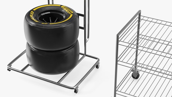 modelo 3d Carro de ruedas y ruedas Pit Stop - TurboSquid 2311851